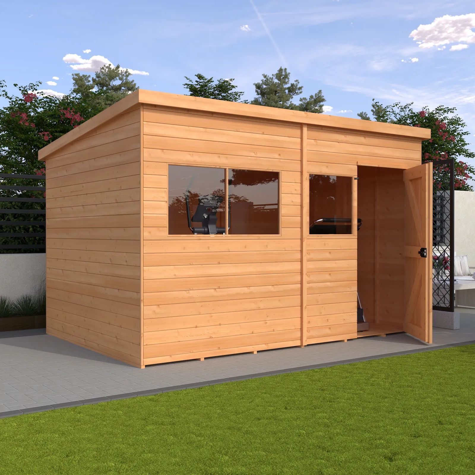 Major Pent Shed 1008 | GRB Fencing